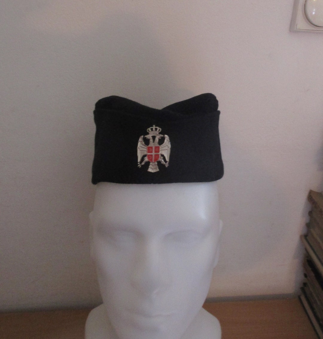 BLACK SAJKACA Serbian Traditional Hat - Etsy