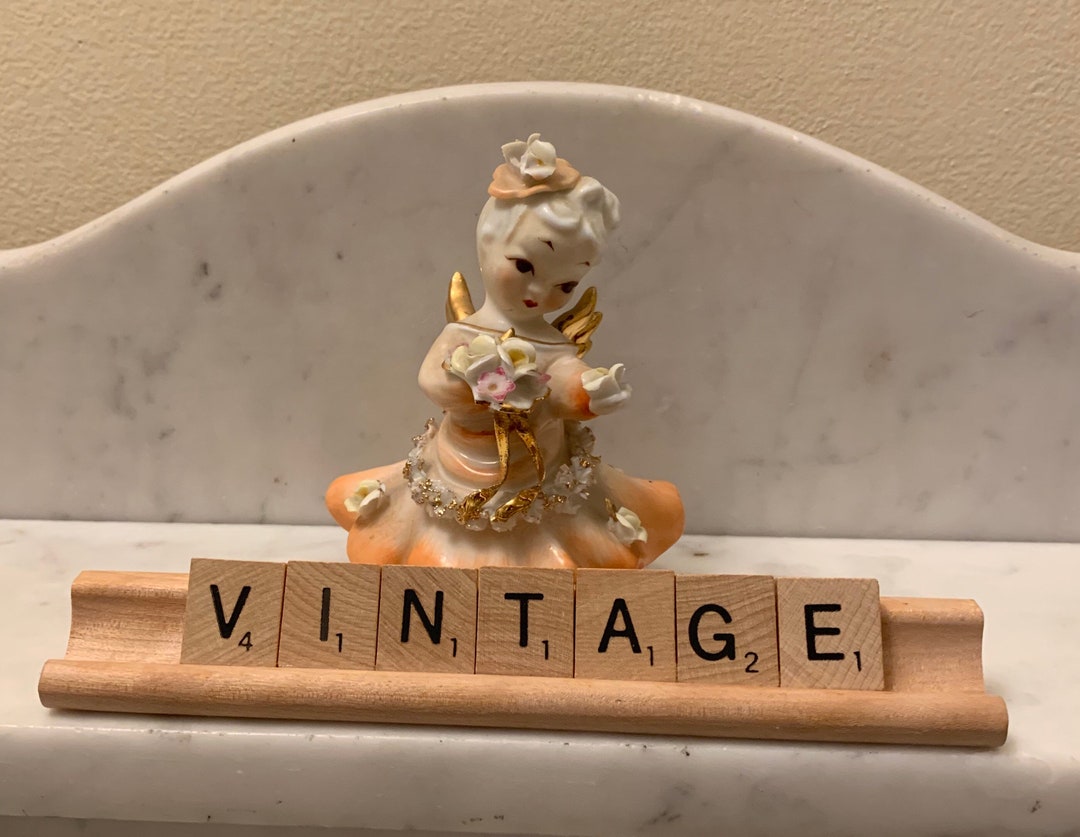 Vintage Lefton Spaghetti Angel - Etsy