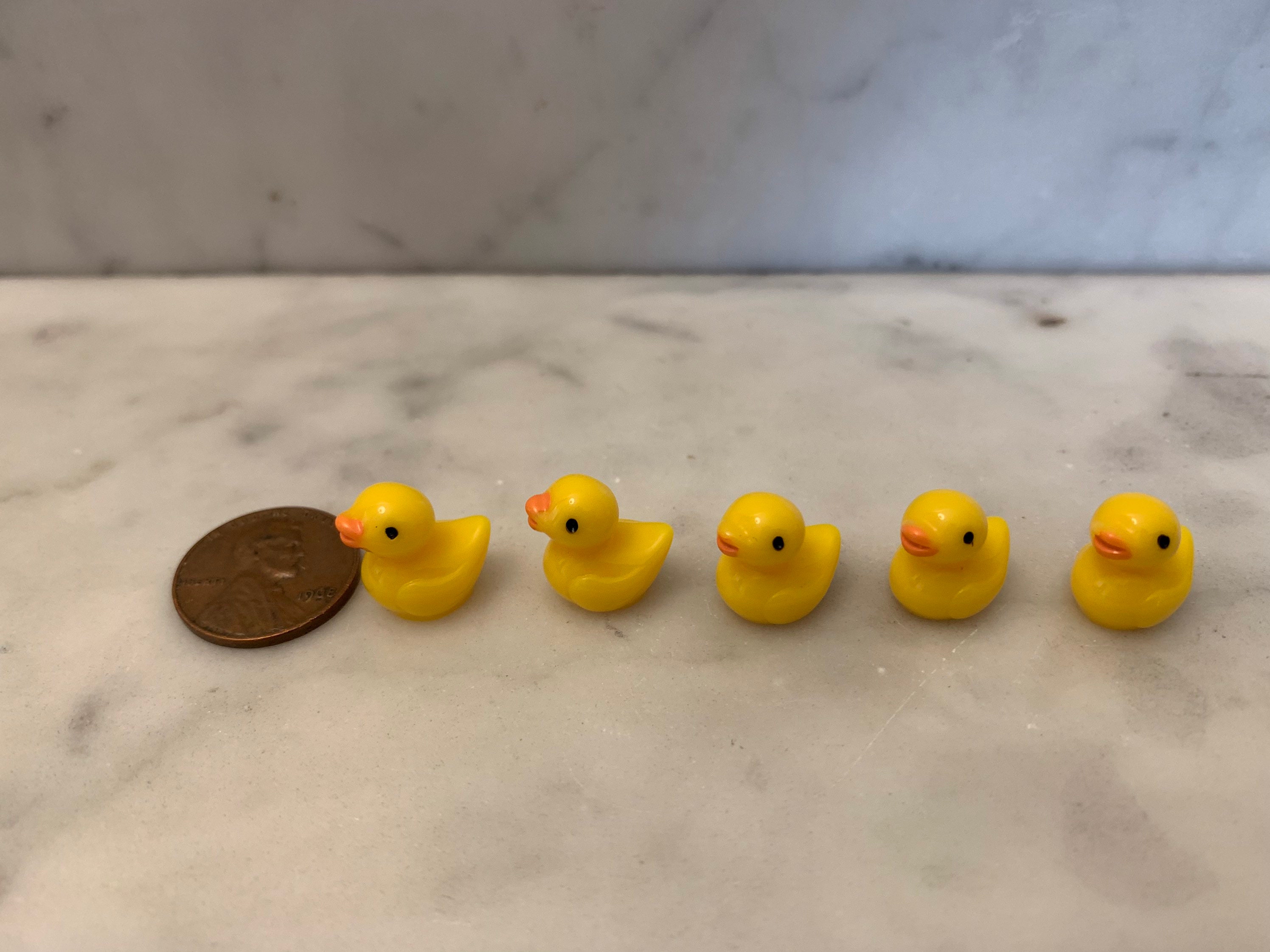 5 Miniature Plastic Rubber Ducks .5 X .5 - Etsy