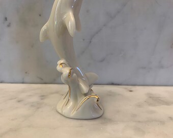 Lenox Art Glass Dolphin Figurine - Etsy