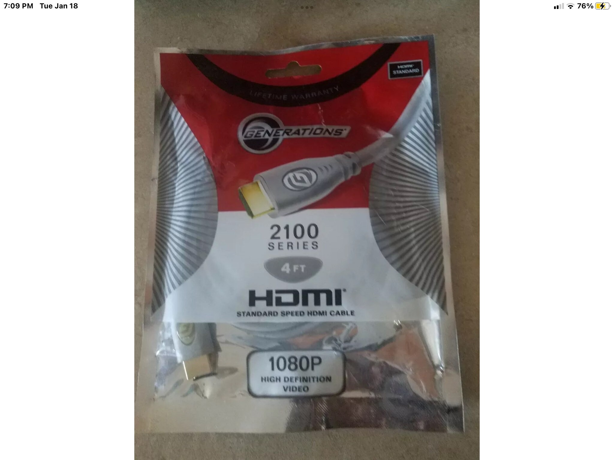 Generations 2100 Series 1080P HDMI 4ft Cable - Etsy