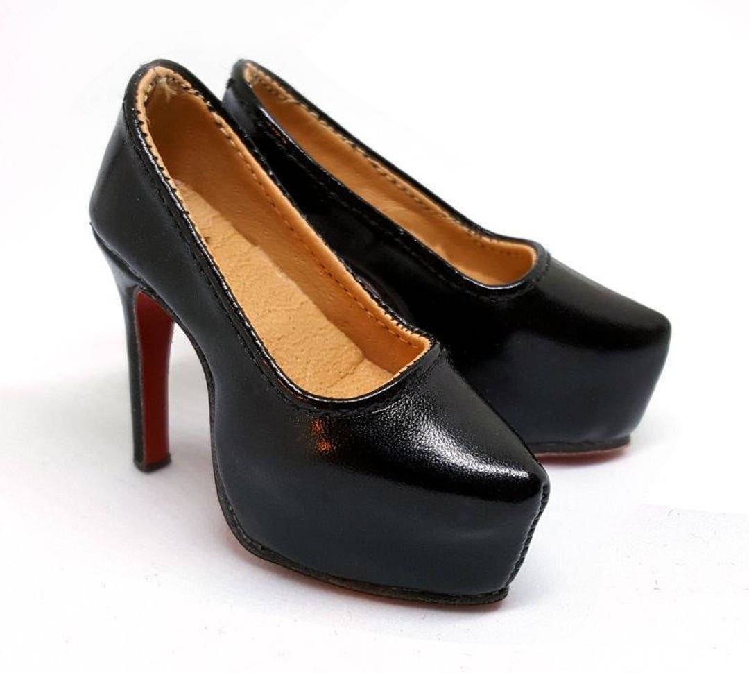 Black & Shiny Red Platform Pumps for Minifee A-line - "marilyn" - Etsy