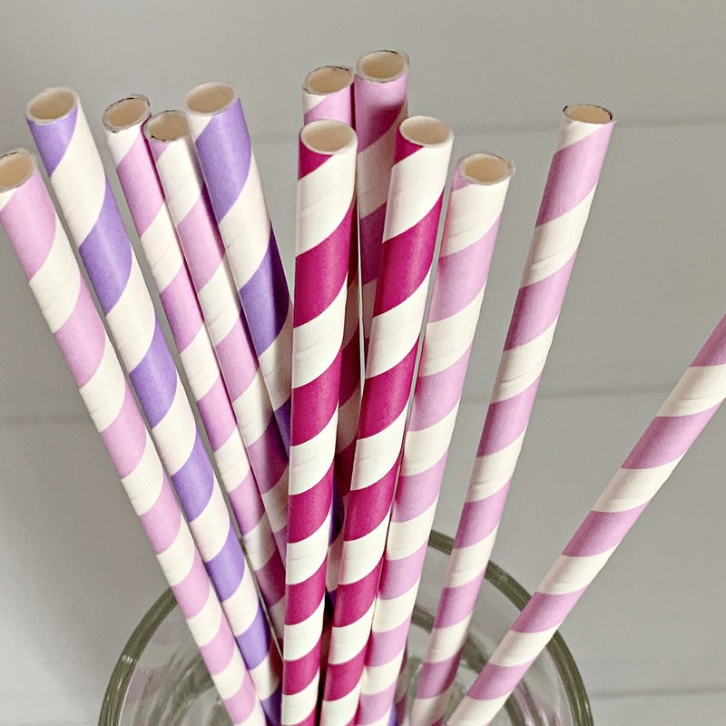 Lavender Straws - Etsy