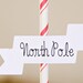 North Pole Toppers & Straws - Etsy