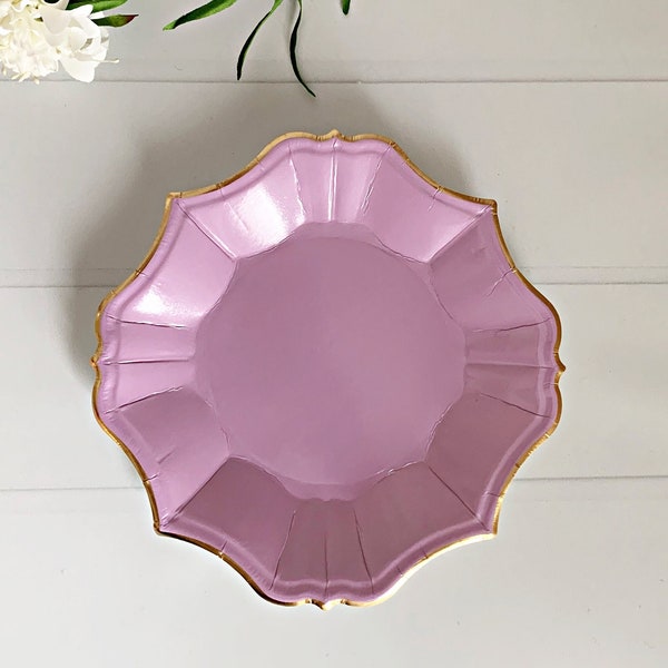 Lilac Plates - Etsy