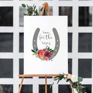 Run for the Roses Kentucky Derby Sign, Downloadable File Only ...