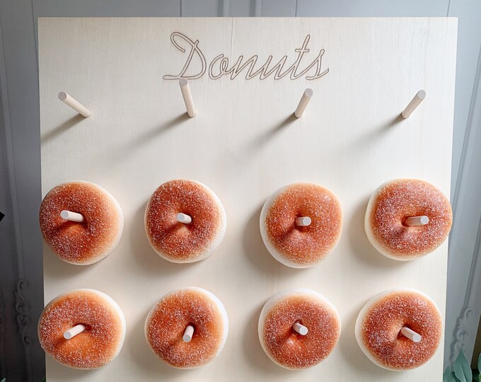 Donut Wall Stand - Wood Rectangular - Etsy