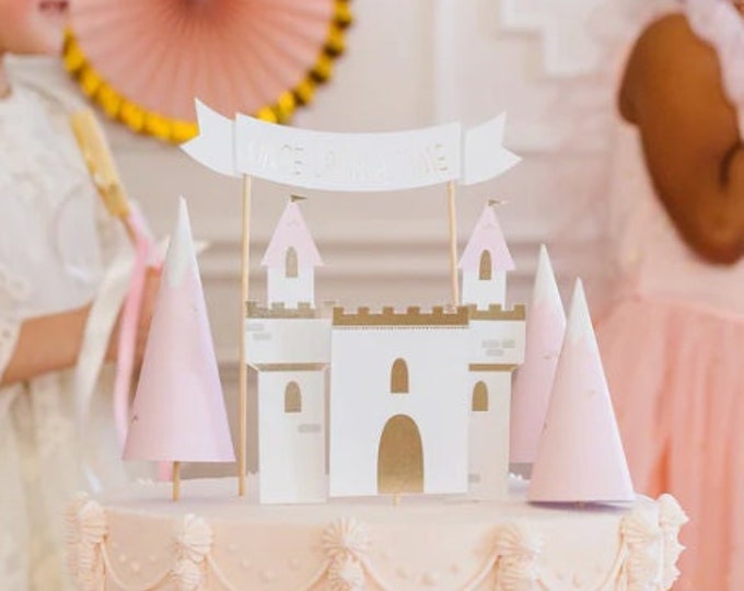 Princess Castle Cake Topper Set - Etsy