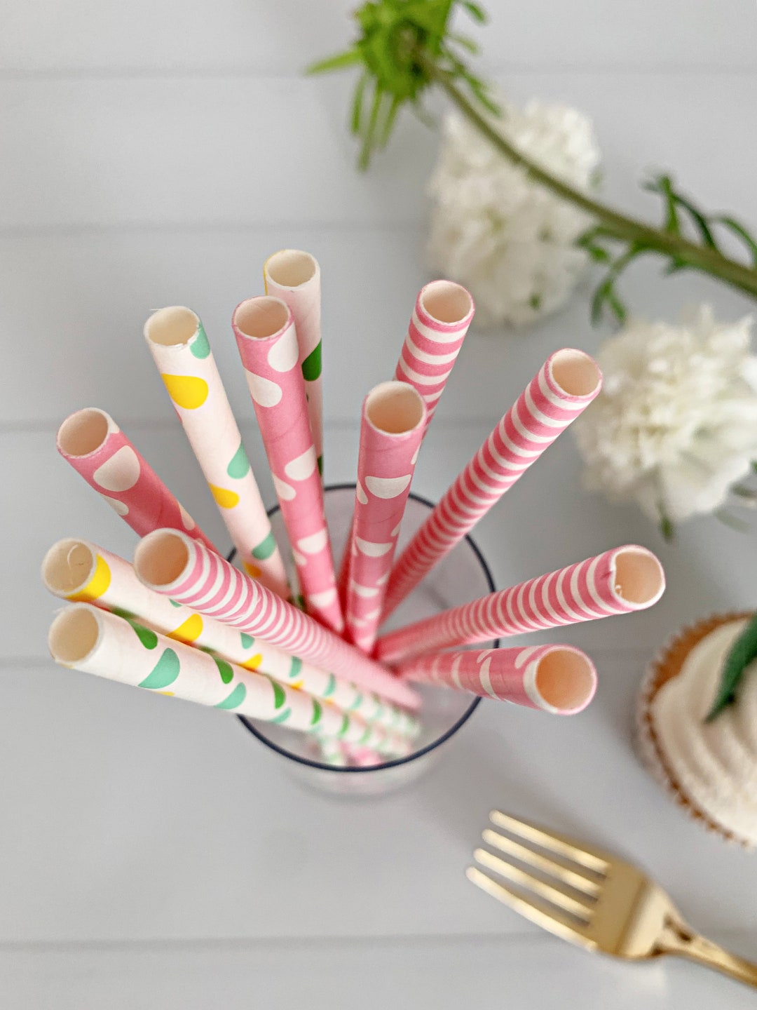 Pastel Easter Straws - Etsy