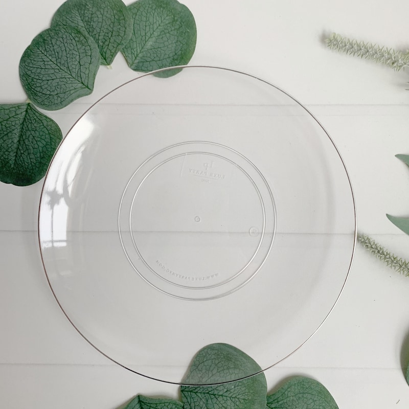 Clear Plates - Etsy