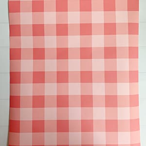 Pink Gingham Table Runner - Etsy