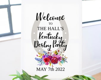 Kentucky Derby Welcome Sign - Etsy