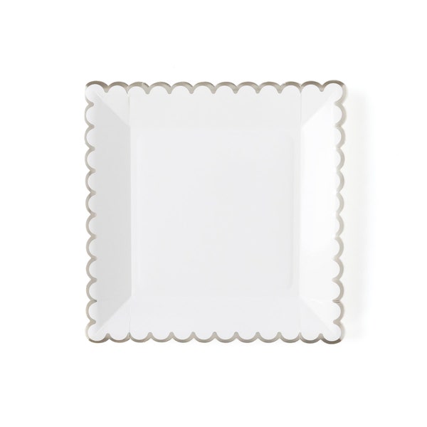 Square Paper Plates - Etsy