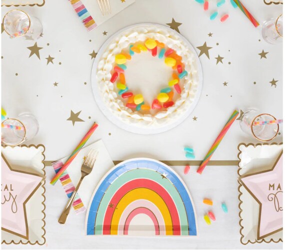 Gold Star Table Runner by EnFete | Catch My Party