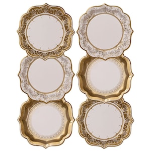 Gold Paper Plates - Party Porcelain - Etsy