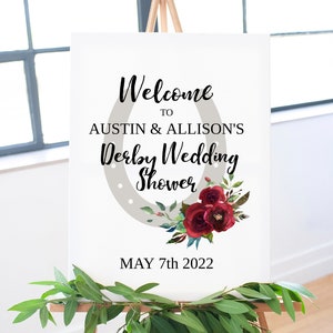 Derby Welcome Sign - Digital Download - Editable - Etsy