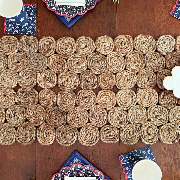 Jute Table Runner - Etsy