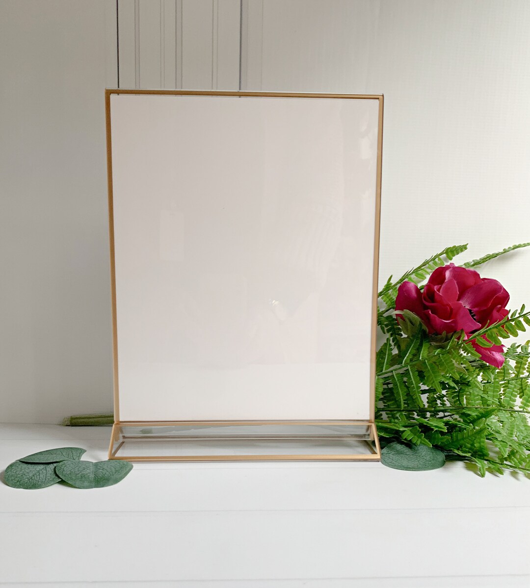 Gold Frame for Signs or Table Numbers - Wedding Reception Decor ...