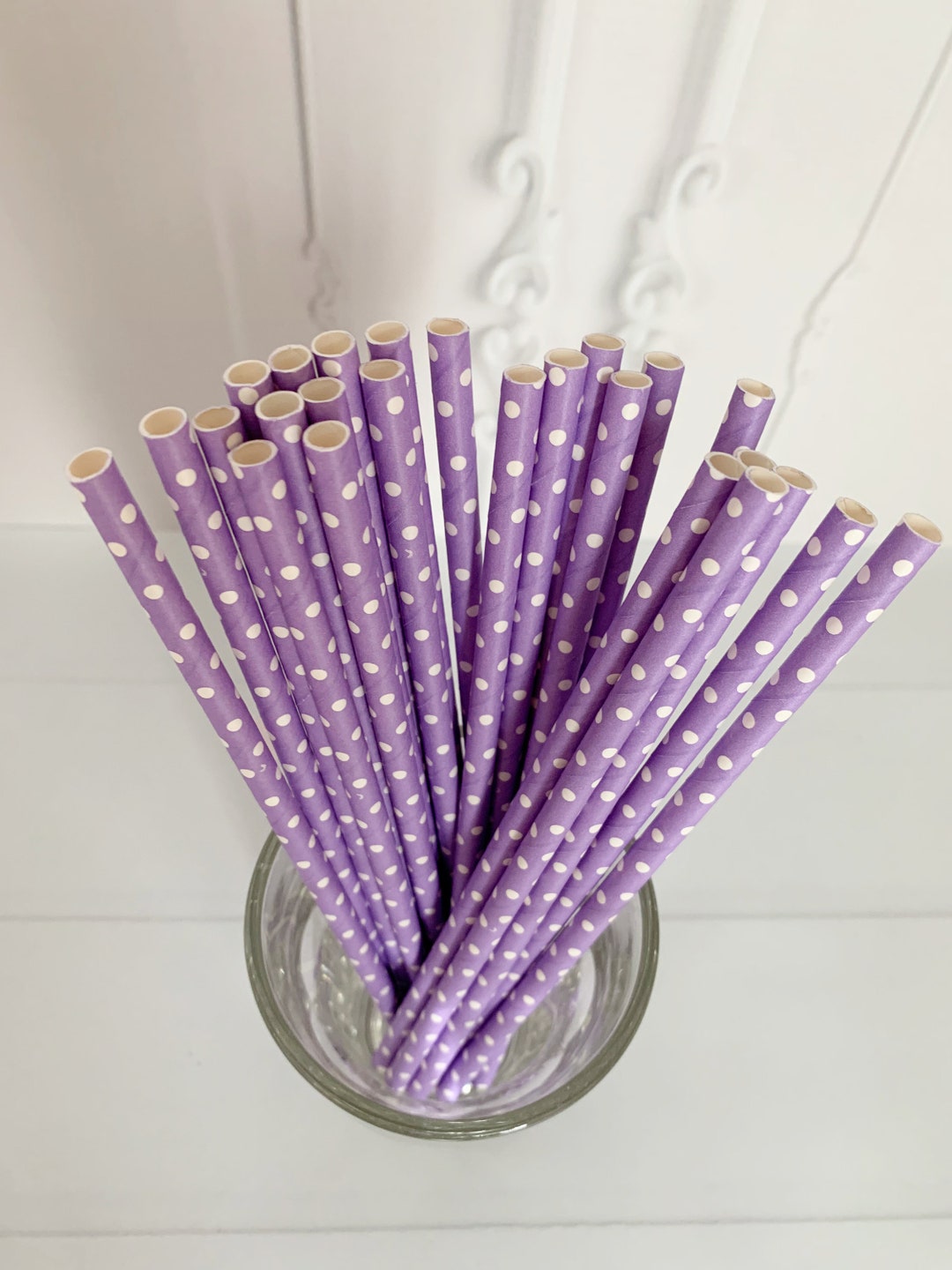 Lilac Purple Straws - Etsy