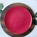 Cranberry Dinner Plates - Plastic - Etsy