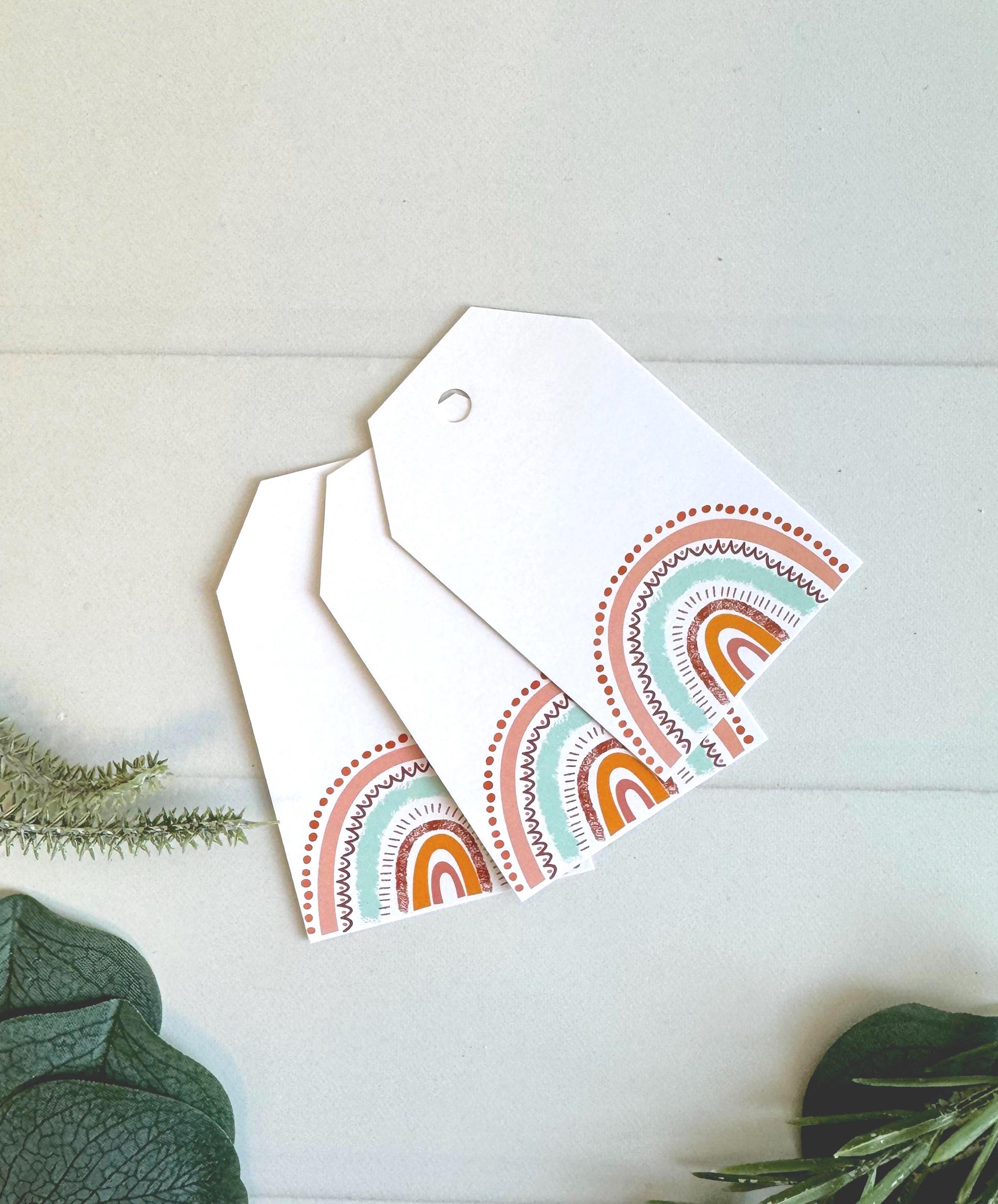Boho Rainbow Gift Tags - Etsy
