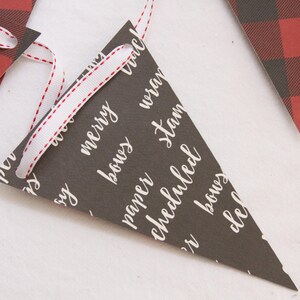 Lumberjack Christmas Banner - Etsy