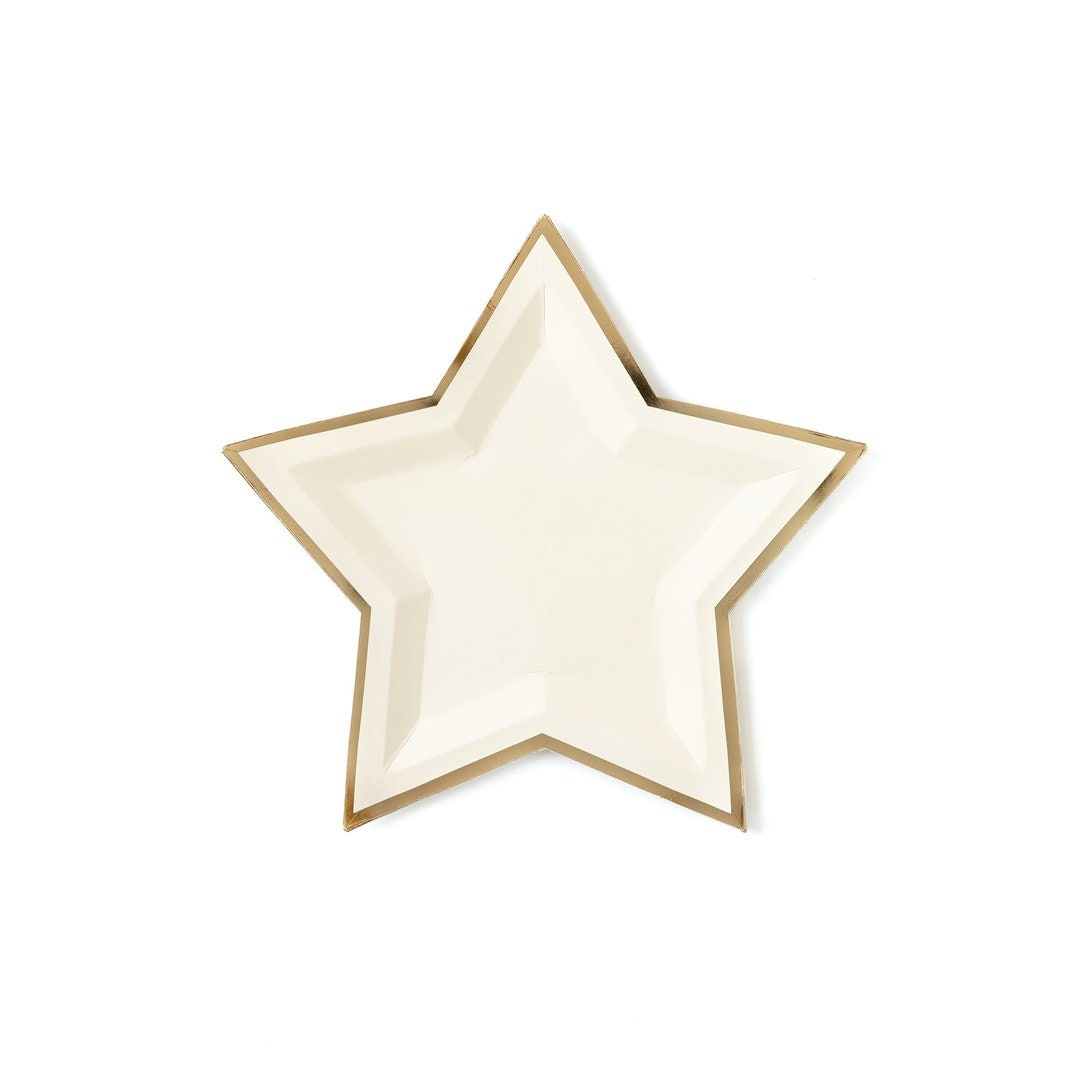 Cream Star Shaped Plates - Etsy