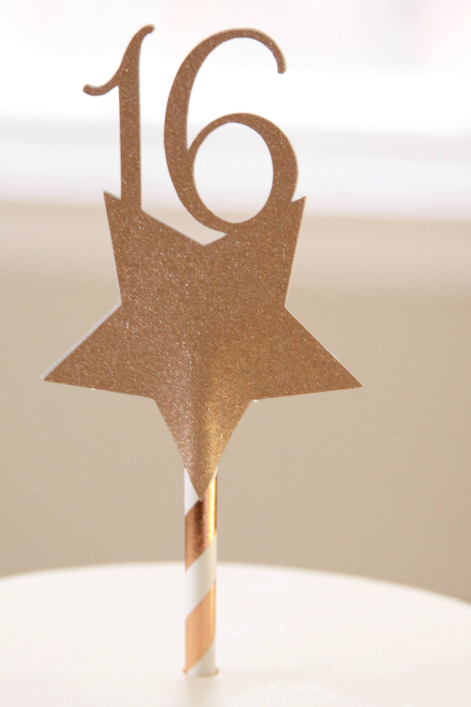 Sweet 16 Cake Topper - Etsy