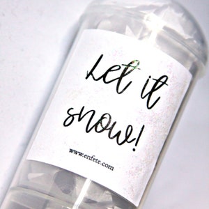 Let It Snow Confetti Poppers, Winter Wedding Send Off, Stocking ...