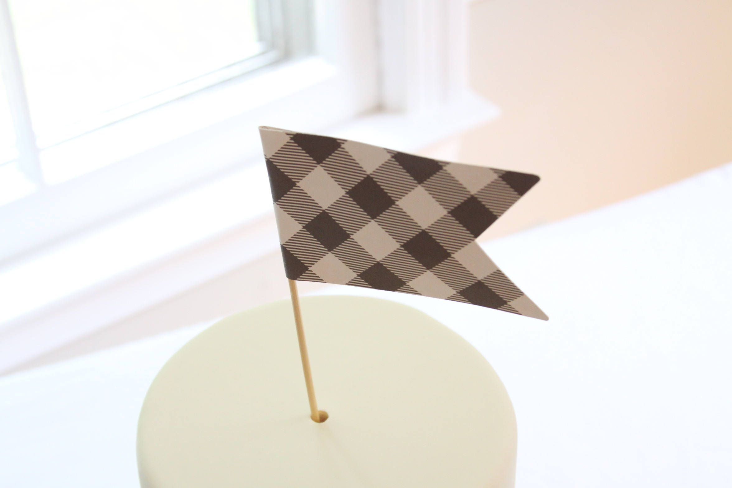 Black and White Cake Topper | Etsy