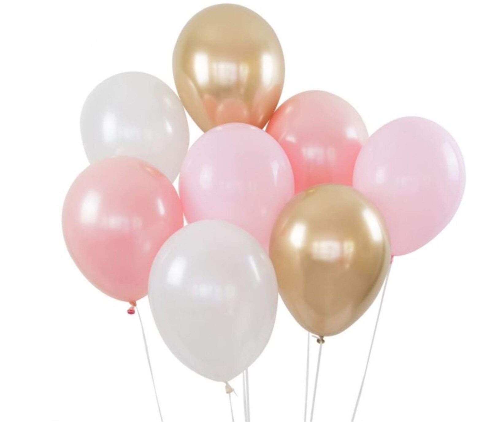 Pink and Gold Balloon Bouquet - Etsy