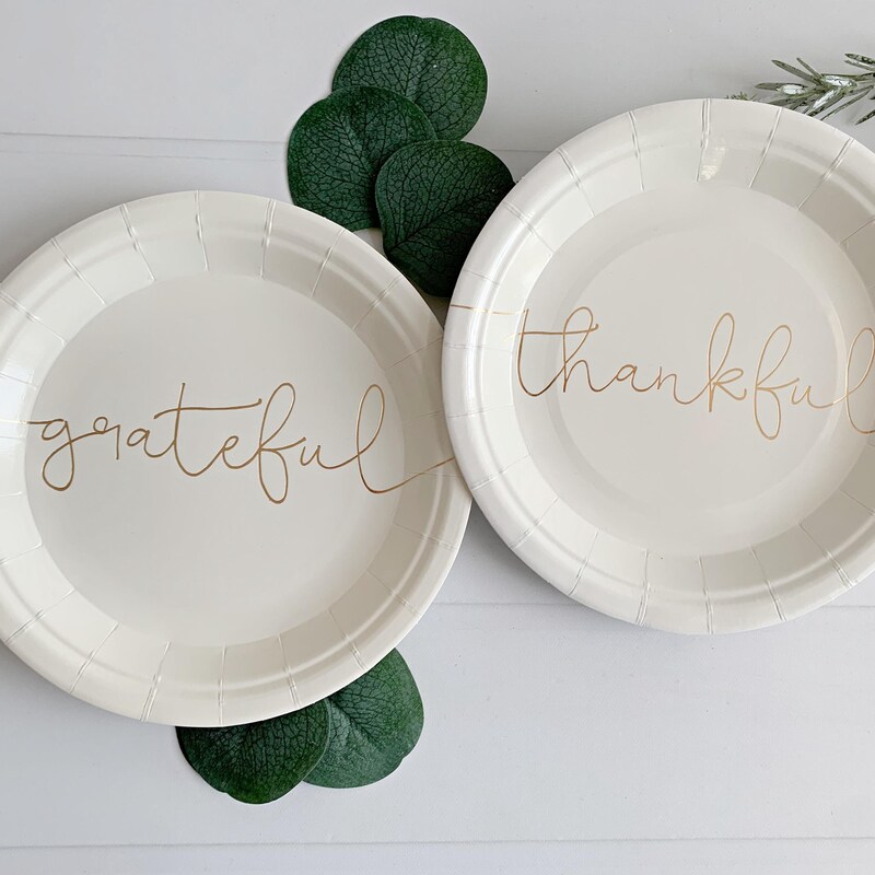 Thankful Plate Decor - Etsy