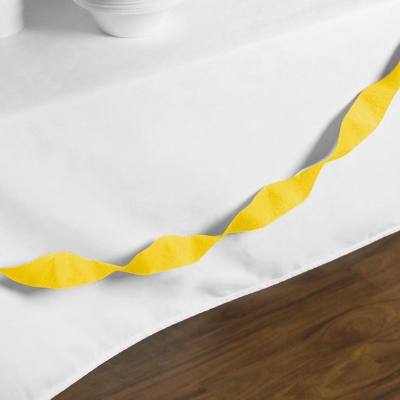 Streamers for Backdrops Yellow - Etsy
