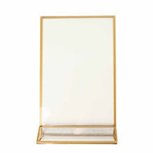 Gold and Acrylic Table Number Holders - Frame | Sold Individually ...