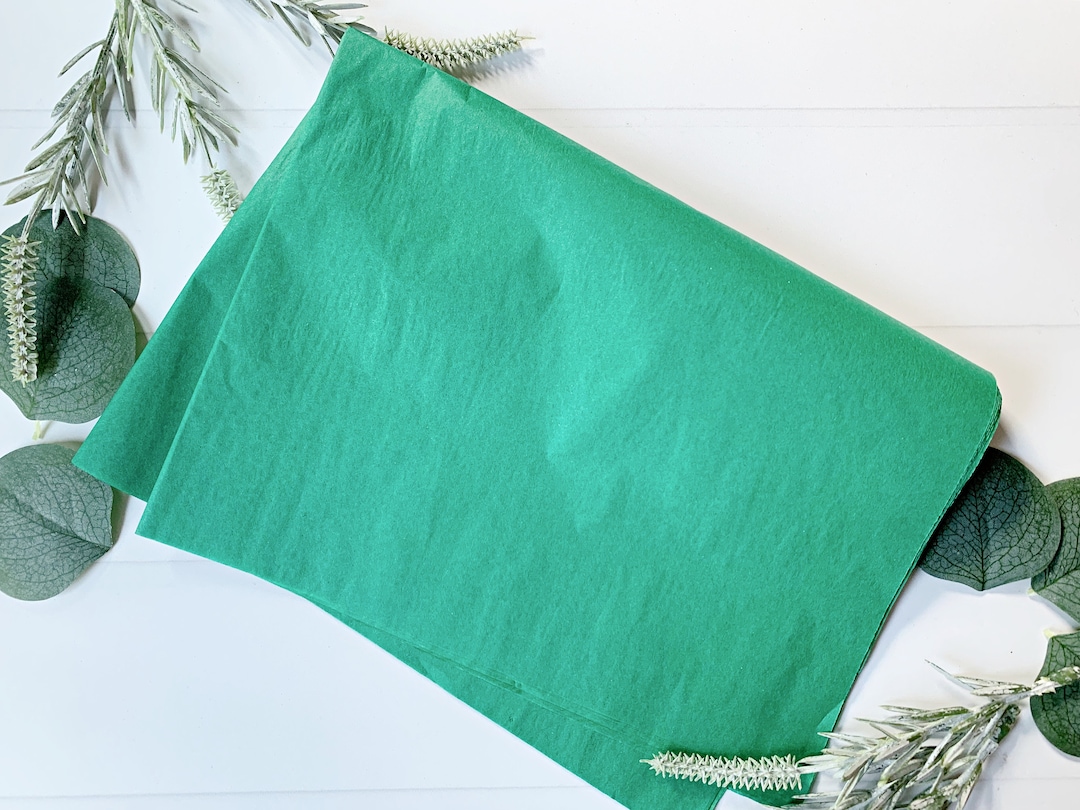 Emerald Green Tissue Paper - 15 X 20 Inch - Christmas Wrapping - Etsy