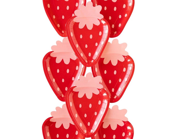 Strawberry Plates - Etsy
