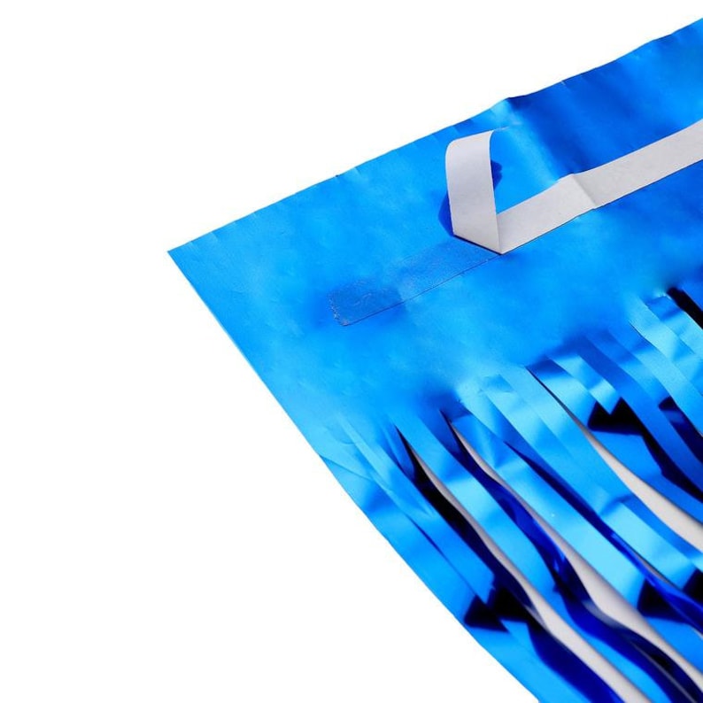 Royal Blue Fringe Backdrop Curtain - Etsy