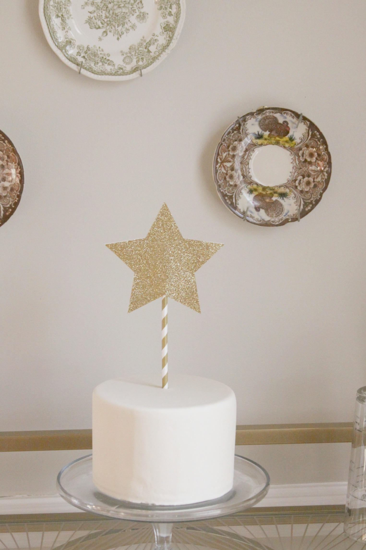 Gold Star Cake Topper Star Centerpiece Moon and Stars Baby - Etsy