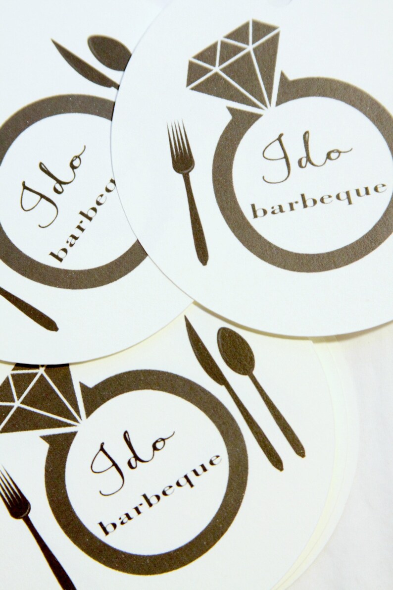 I Do BBQ Tags - Etsy