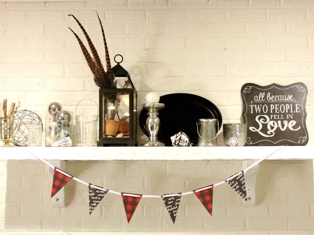 Lumberjack Christmas Banner - Etsy