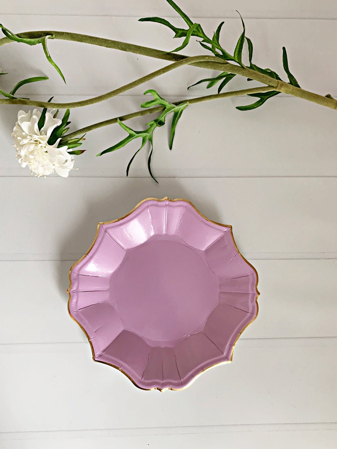 Lilac Dessert Plates - Etsy