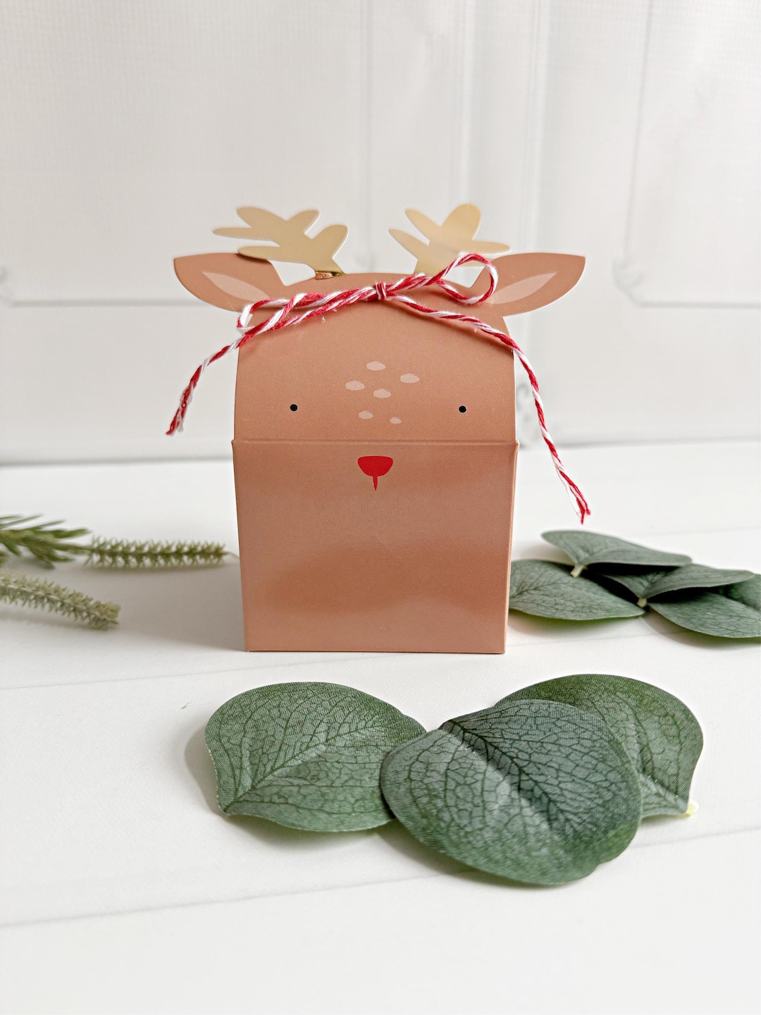 Christmas Reindeer Boxes - Set of 12 - Advent or Gift Boxes - Etsy