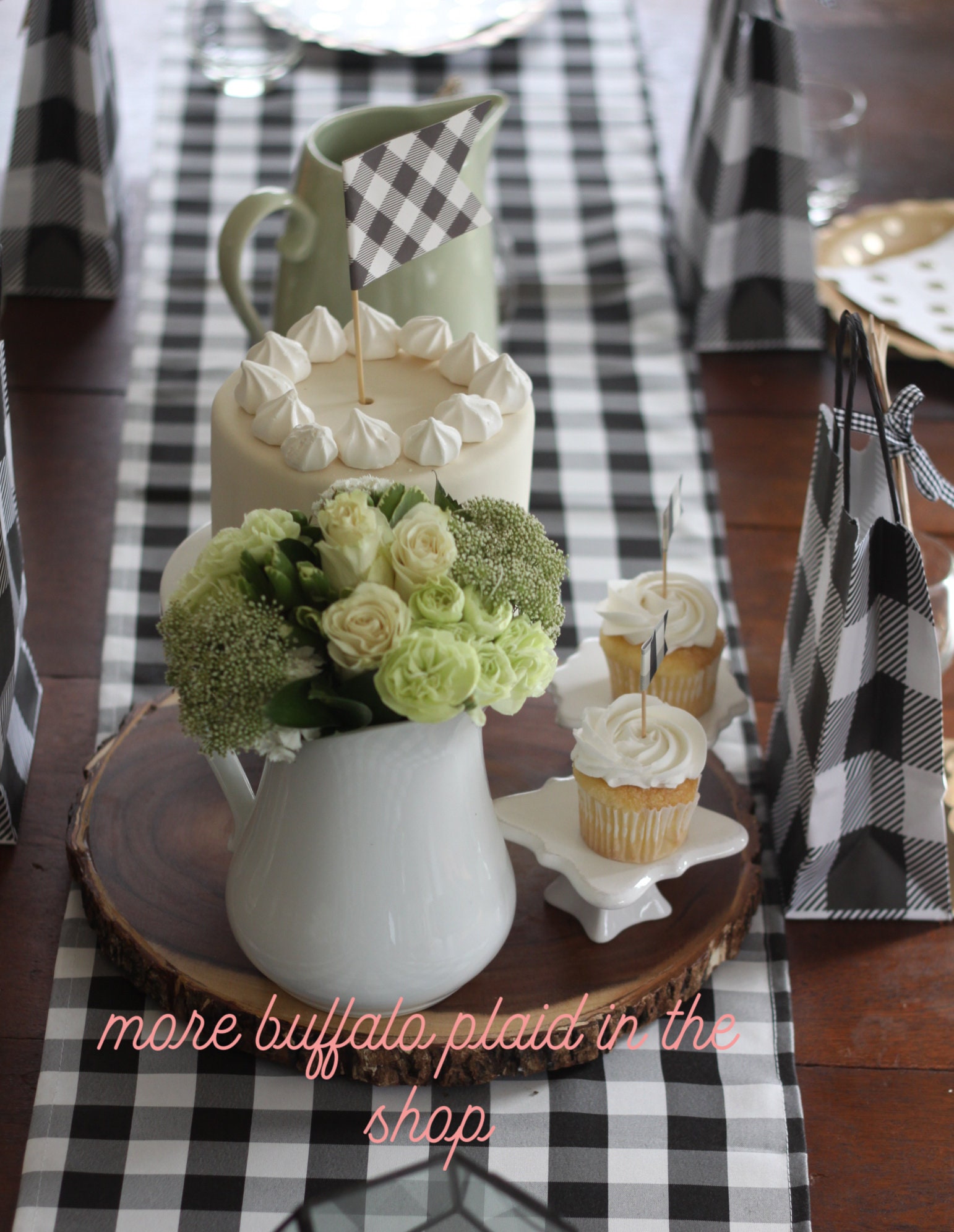 Black and White Cake Topper - Etsy