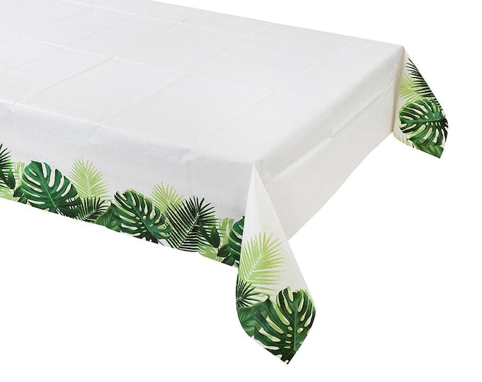 Safari Palm Leaf Table Cover - Etsy