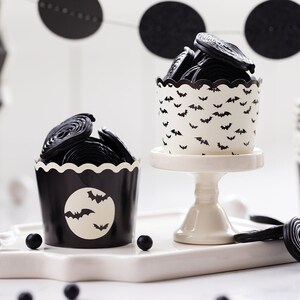 Lacy Bats Halloween Dessert Plates - Etsy