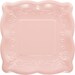 Pink Square Disposable Plates Dessert and Luncheon Size - Etsy