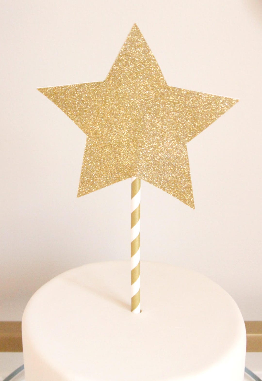 Gold Star Cake Topper, Star Centerpiece, Moon and Stars Baby Shower ...