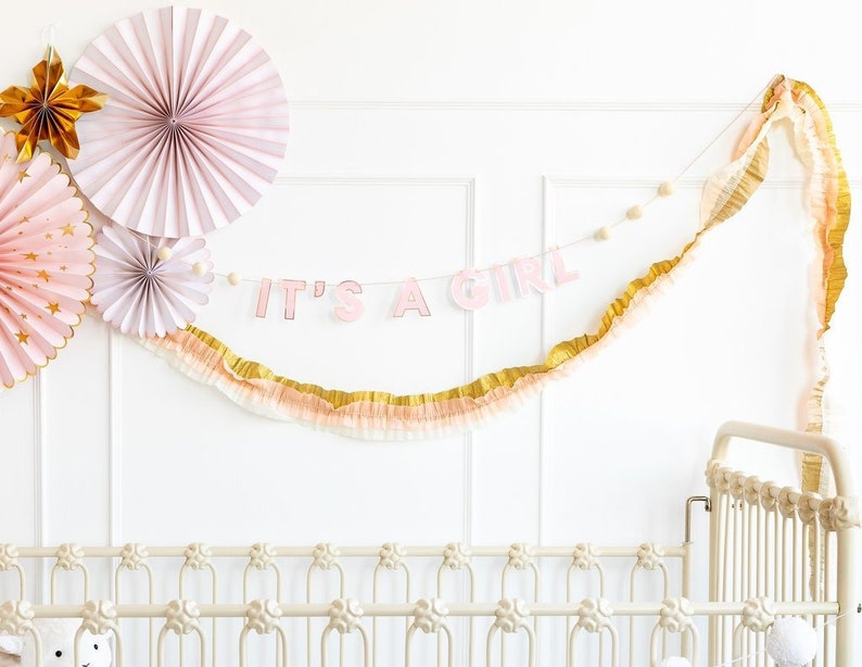 It's A Girl Banner - Etsy