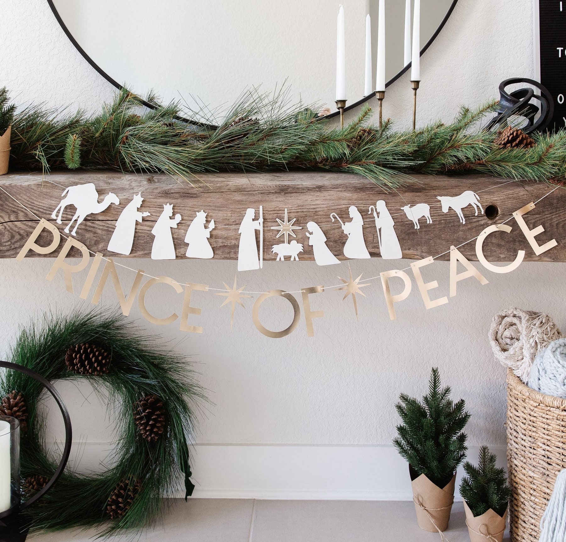Nativity Garland - Etsy