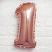 Rose Gold Number Balloon 16 Inch - Etsy